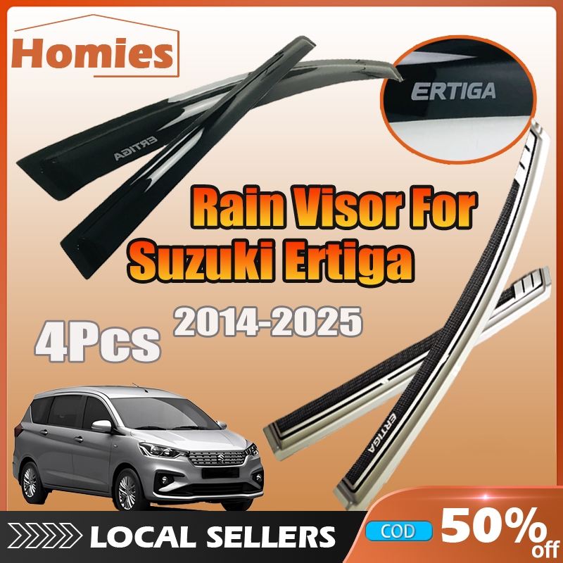 Rain Visor For Suzuki Ertiga 2014-2025 Door Visor Rain Guard Window ...