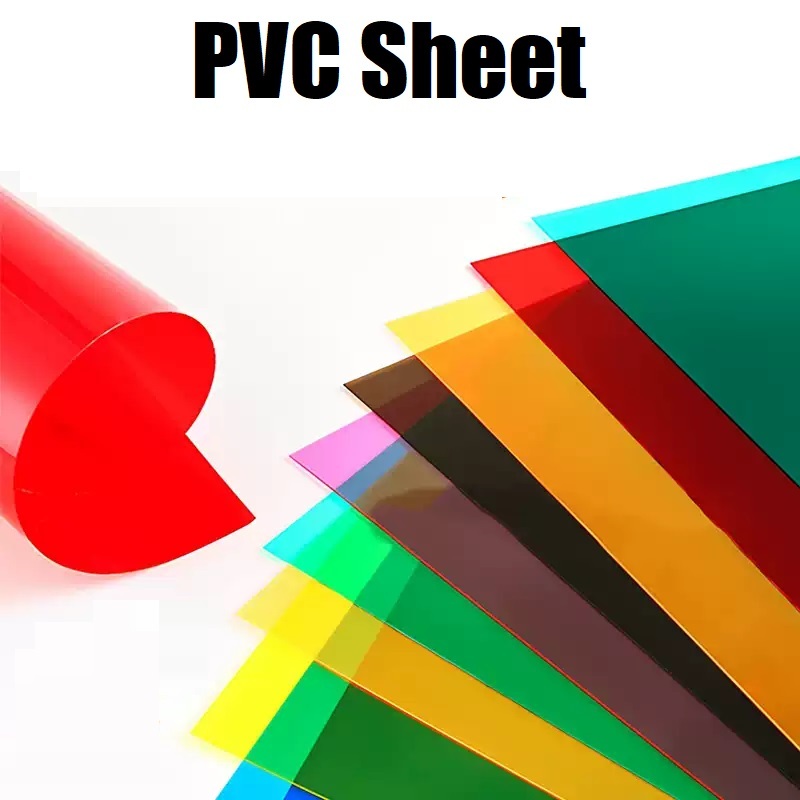 A4/A3 Transparent Plastic Sheet Colored PVC Waterproof Sheet Light ...