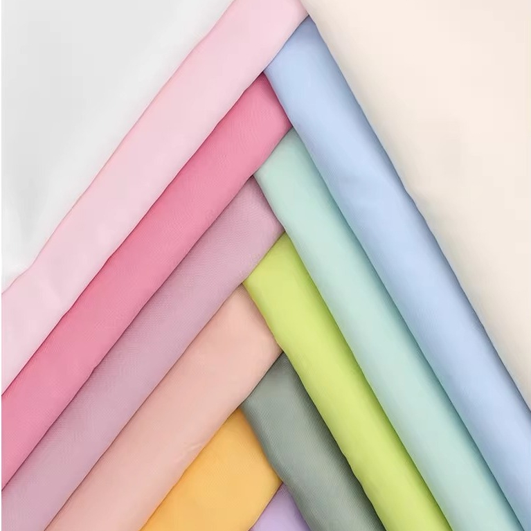 High Density Polyester Taffeta Fabric Lining Fabric Solid Color Nylon ...