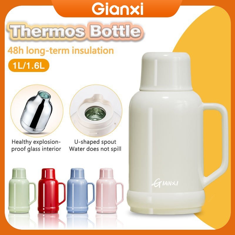 GIANXI 1L&1.6L Household Plastic Thermos Bottle Old Thermos Bottle ...