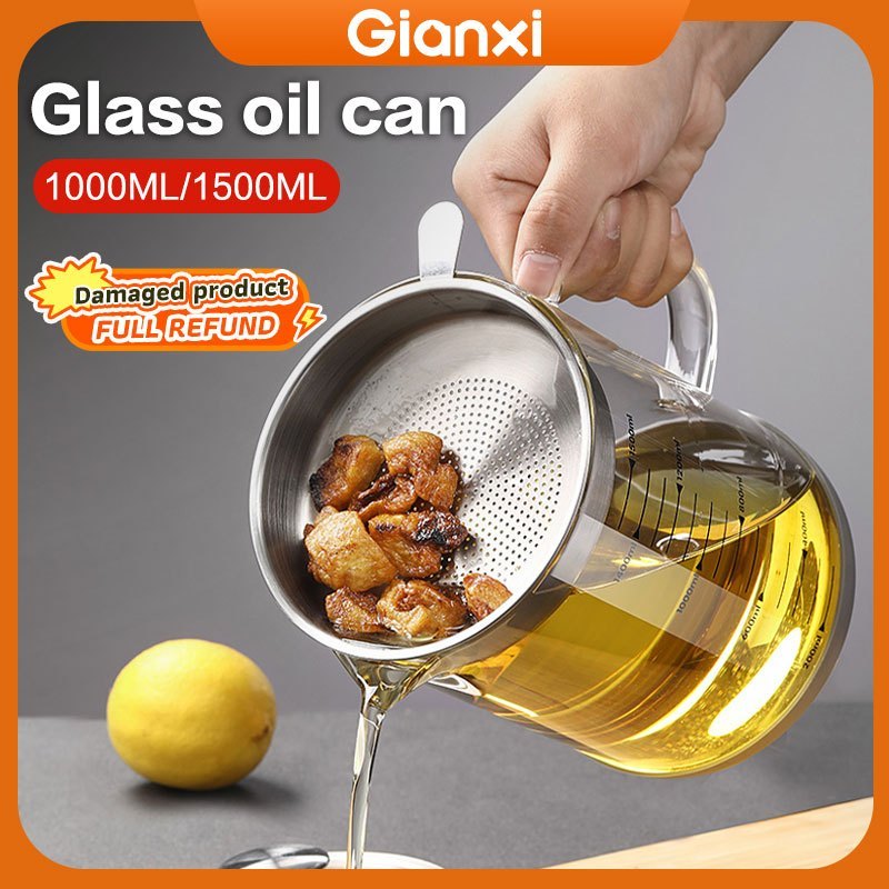 GIANXI Stainless Steel Oil Filter Large Capacity Oil Jug Oil Bottle ...