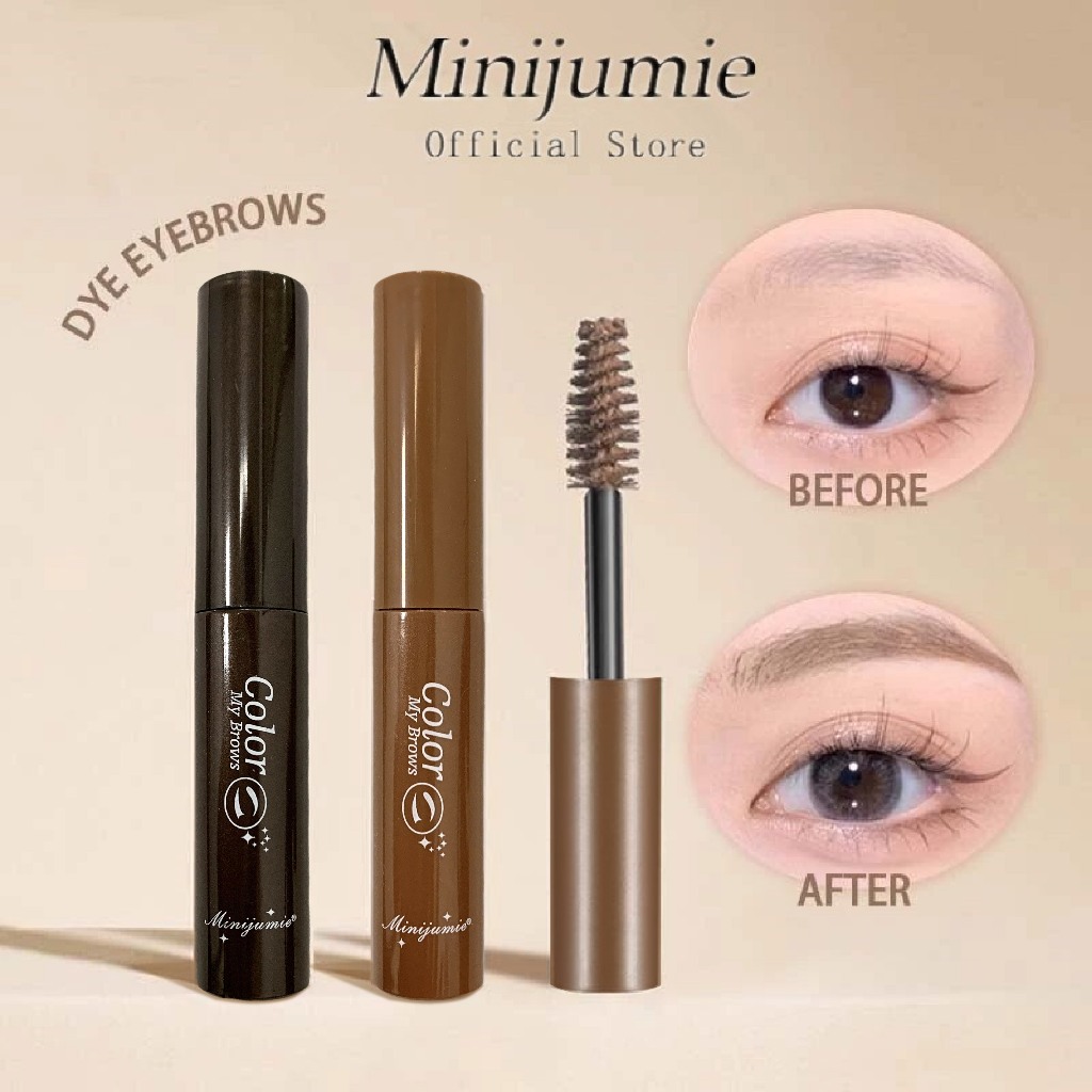 minijumie Eyebrow Cream Gel With Brush Eyerow Pencil Long-lasting ...