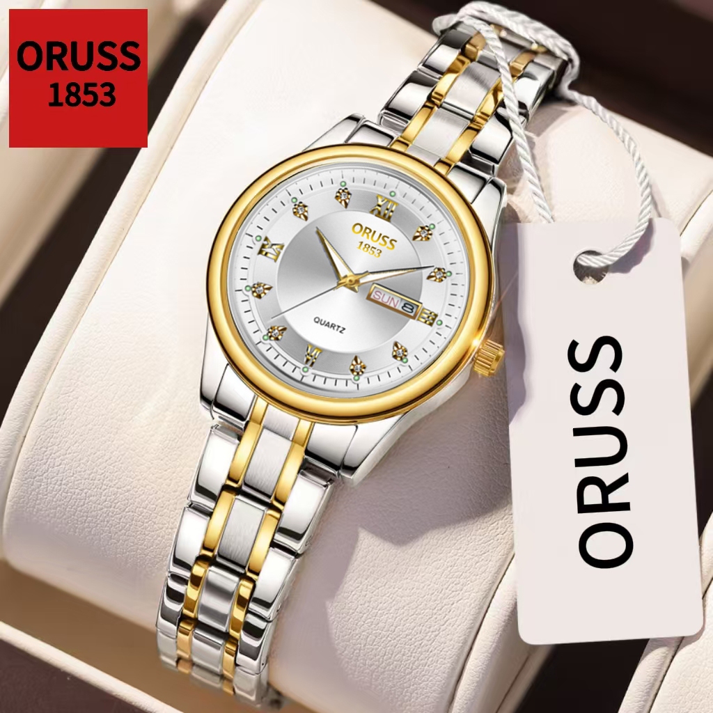 [Gift][With Box]ORUSS Original Women Luxury Stainless Steel Luminous ...