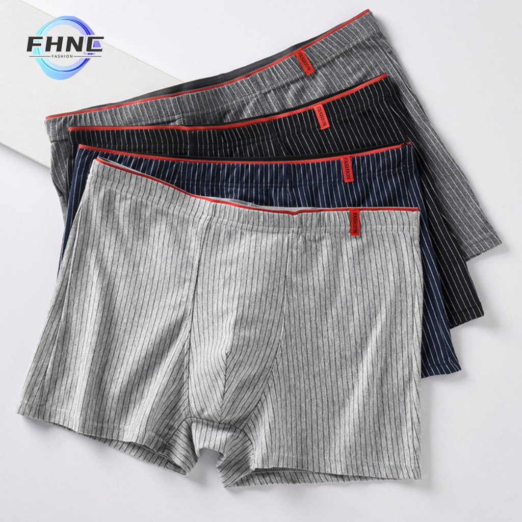 4 pcs set of men's underwear fashionable Korean style striped men's ...