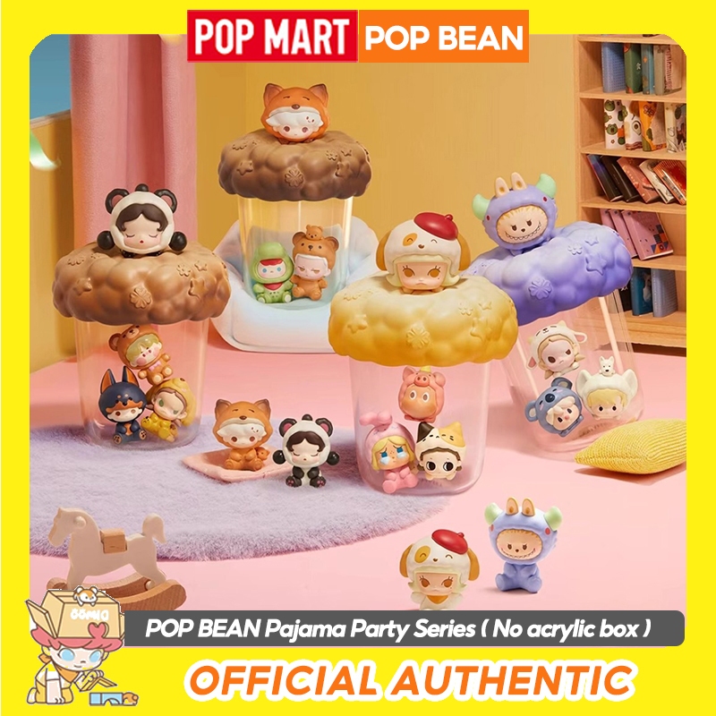 POP BEAN Pajama party Series（no acrylic box） SKULLPANDA CRYBABY DIMOO ...