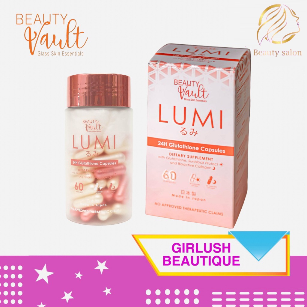 Beauty Vault Lumi Day Glutathione and Collagen with Vitamins C and E ...