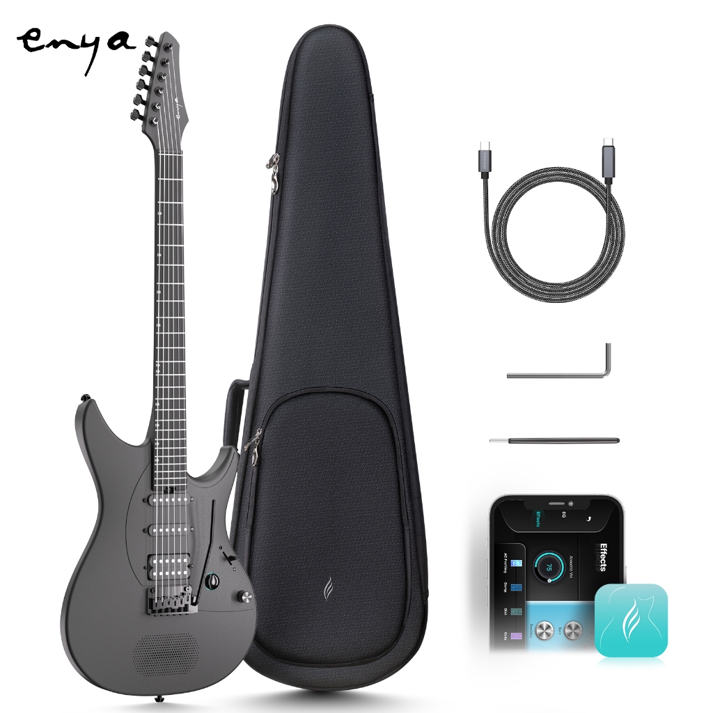 Enya Electric Guitar Inspire 39" Smart Electric Carbon Fiber Guitarra ...