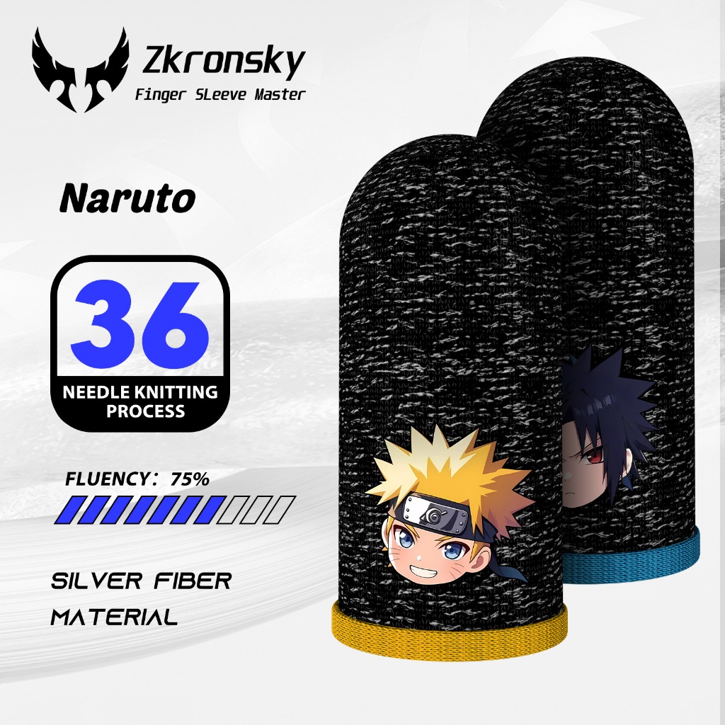 Zkronsky Naruto original Gaming Finger Sleeves for mobile game Sasuke ...