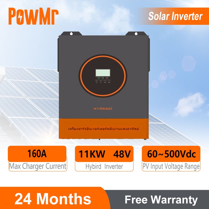 PowMr 11KW 48V Hybrid Dust Protection Kit Inverter 90-500Vdc Pv Input ...