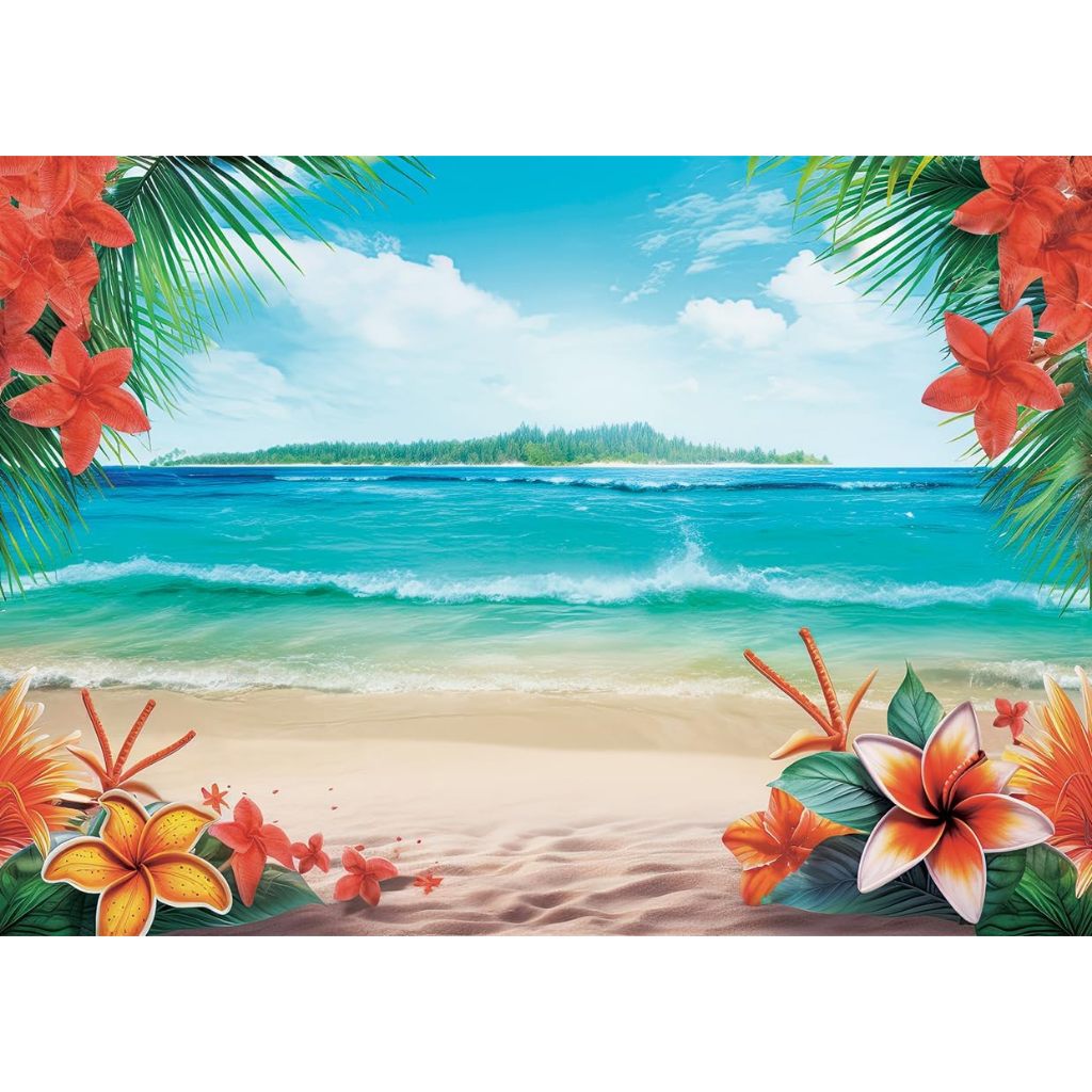 Summer Beach Photography Backdrop Hawaii Background Tropical Holiday ...