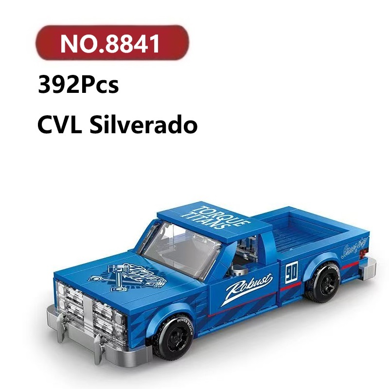 CVL Silverado Pickup Dustproof Box Building Blocks 392 Pcs Power Block ...