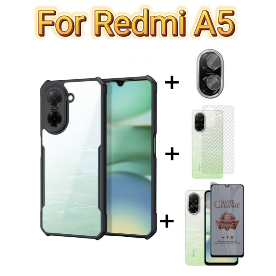 4in1 Redmi A5 Anti-fall Mobile Phone Case for Redmi A3 A3X A3 Pro A4 ...