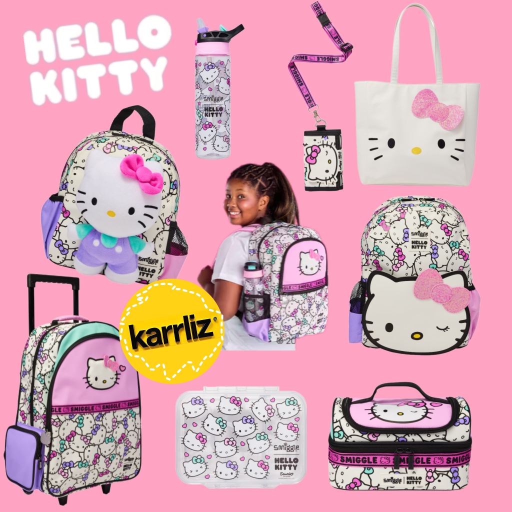 Smiggle Hello Kitty Junior Hoodie Backpack | Shopee Philippines