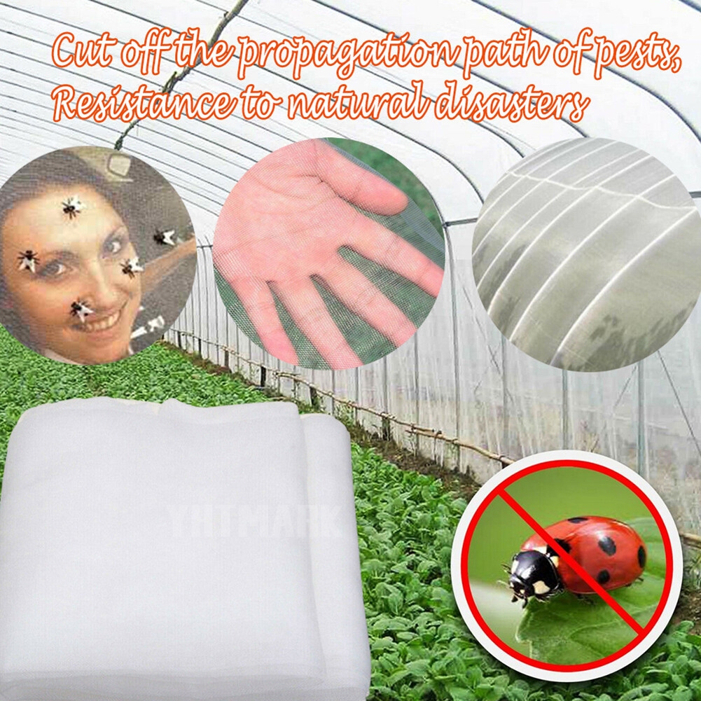 40 Mesh Anti-Insect Bird Nets Farm Vegetable Pest Control Screen Garden ...