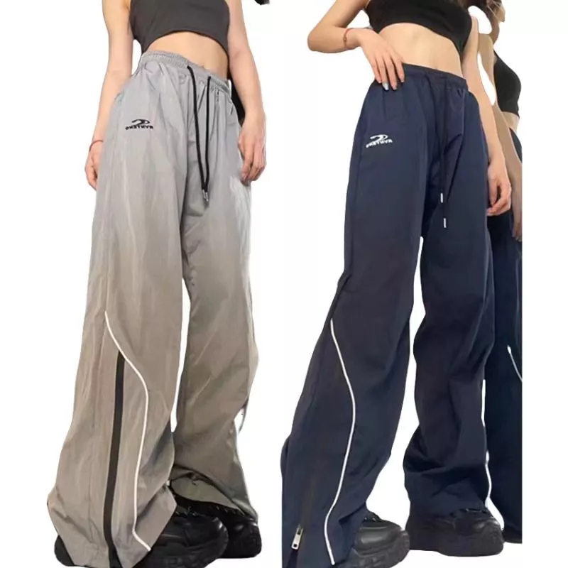 Baggy Cargo Jogger Pants For Women Wide Leg Pants High Wasit Hiphop ...