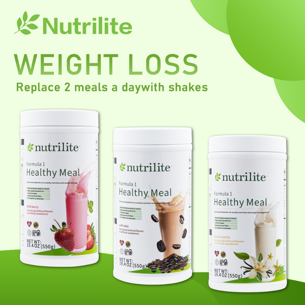 100% Genuine Nutrilite Nutritional Shake Healthy Weight Loss (4 ...