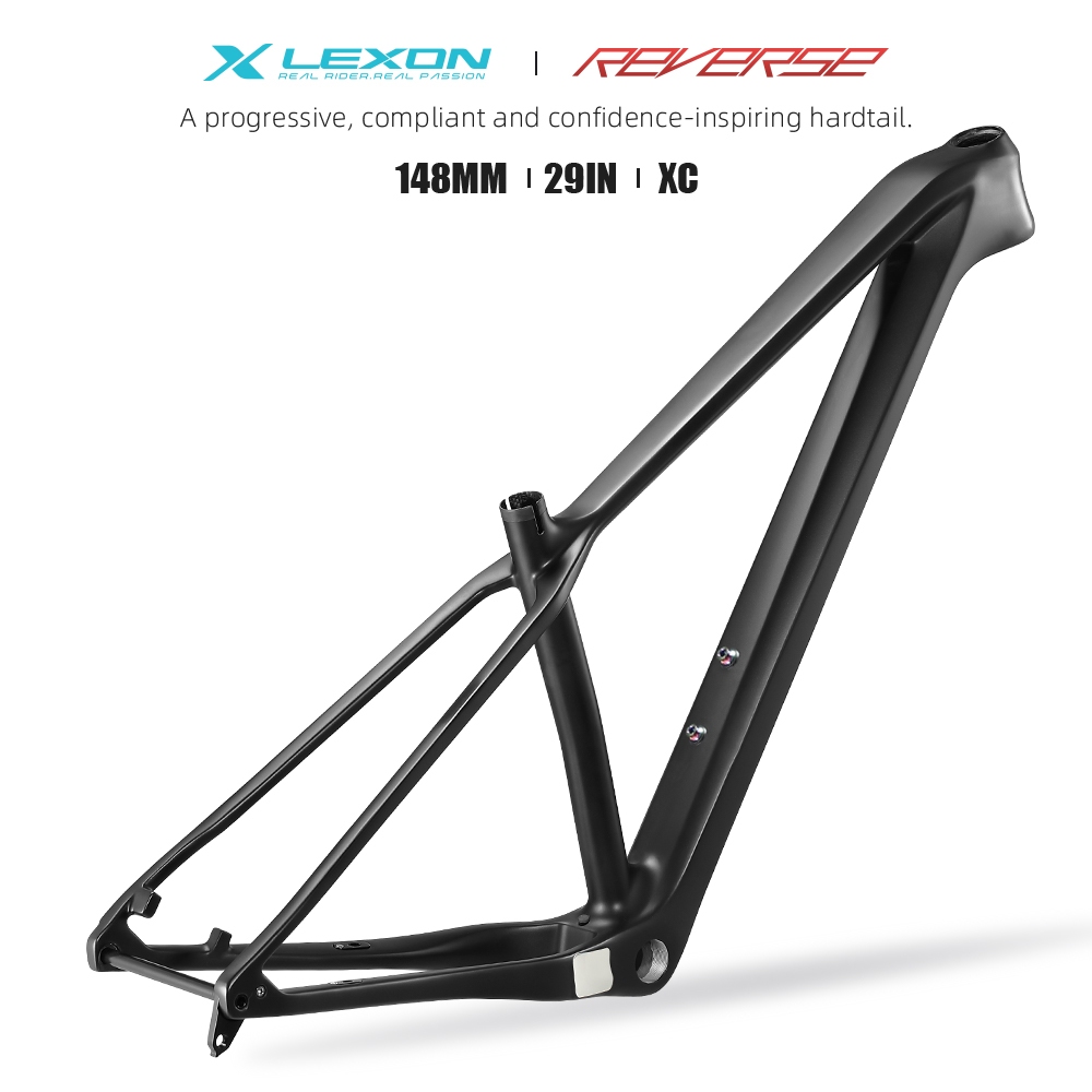 LEXON 29 Carbon MTB Frame 29er Full Carbon Mountain Bike Framesets Hardtail Frames 148mm BOOST ...