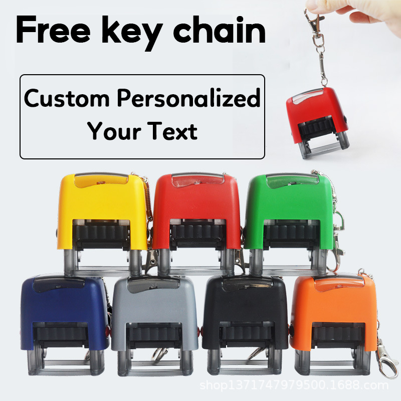 Trodat Self Inking Customized Stamp 【Free key chain】Customized Your ...