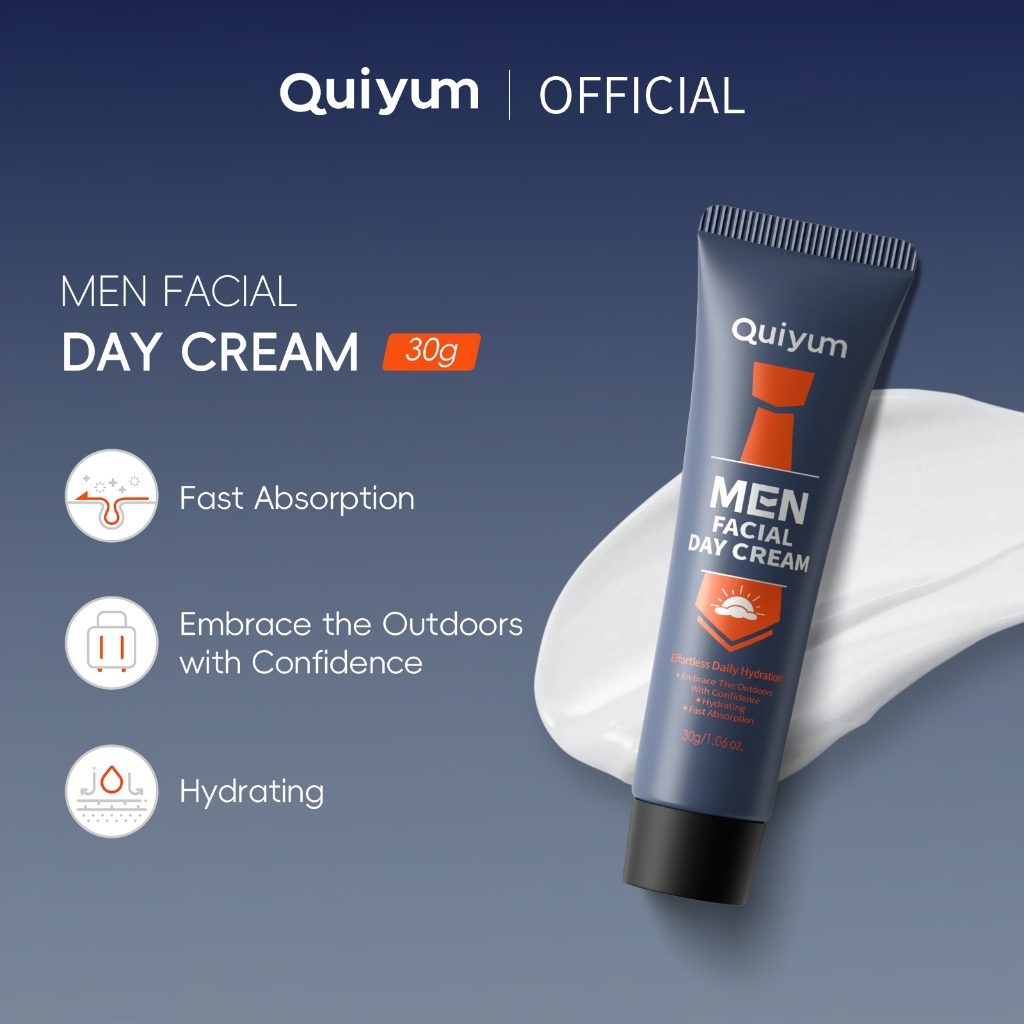 QUIYUM Men Facial Day Cream Rejuvenate And Refresh Skin Hydrating Fast ...