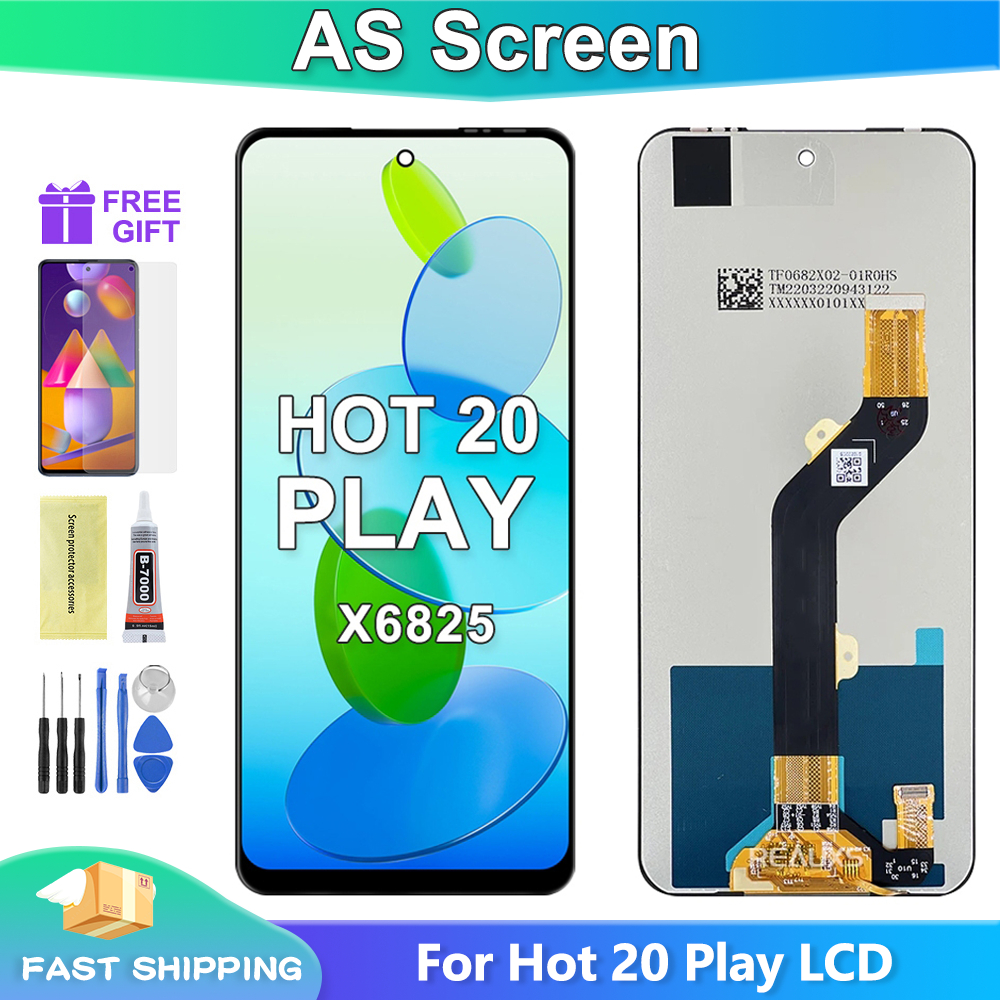 LCD for Infinix Hot 20 Play X6825 X6826 for Infinix Hot 20i X665/Hot ...