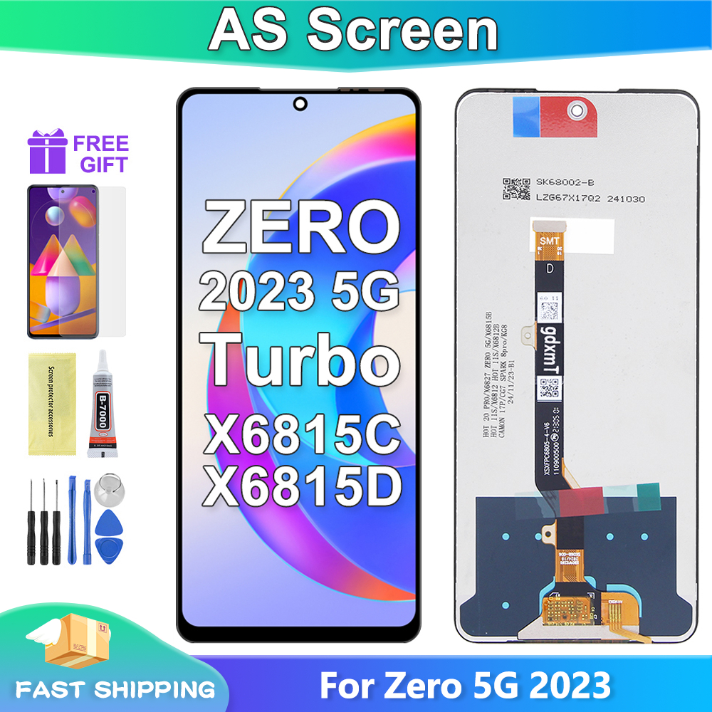 LCD For Infinix Zero 5G 2023 Turbo/X6815C X6815D LCD Display with Frame ...