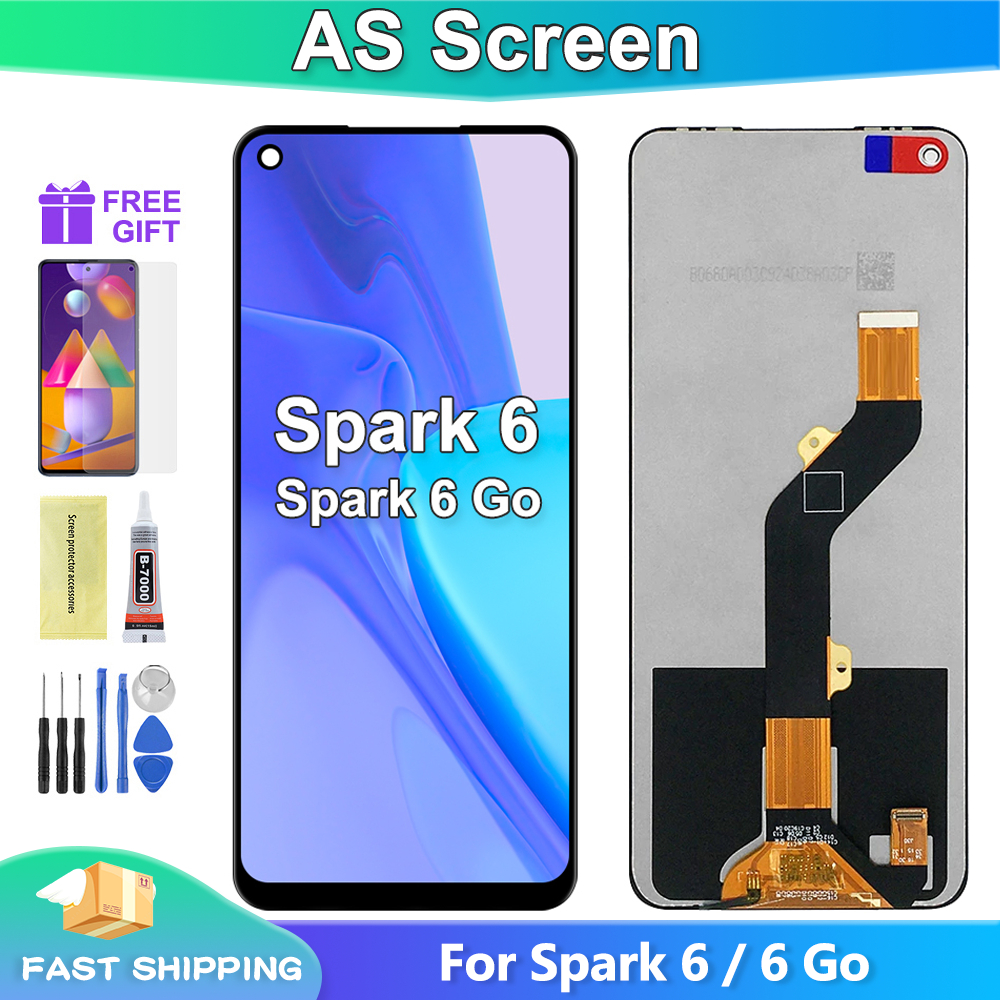 LCD For Tecno Spark 6 Go KE5j KE5k KE7 LCD Display Touch Screen with ...