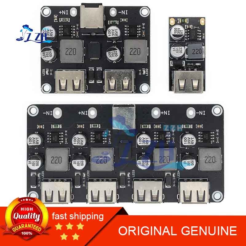 DC-DC Step-down Fast Charge QC3.0 USB Charger Car Charging Module USB6 ...