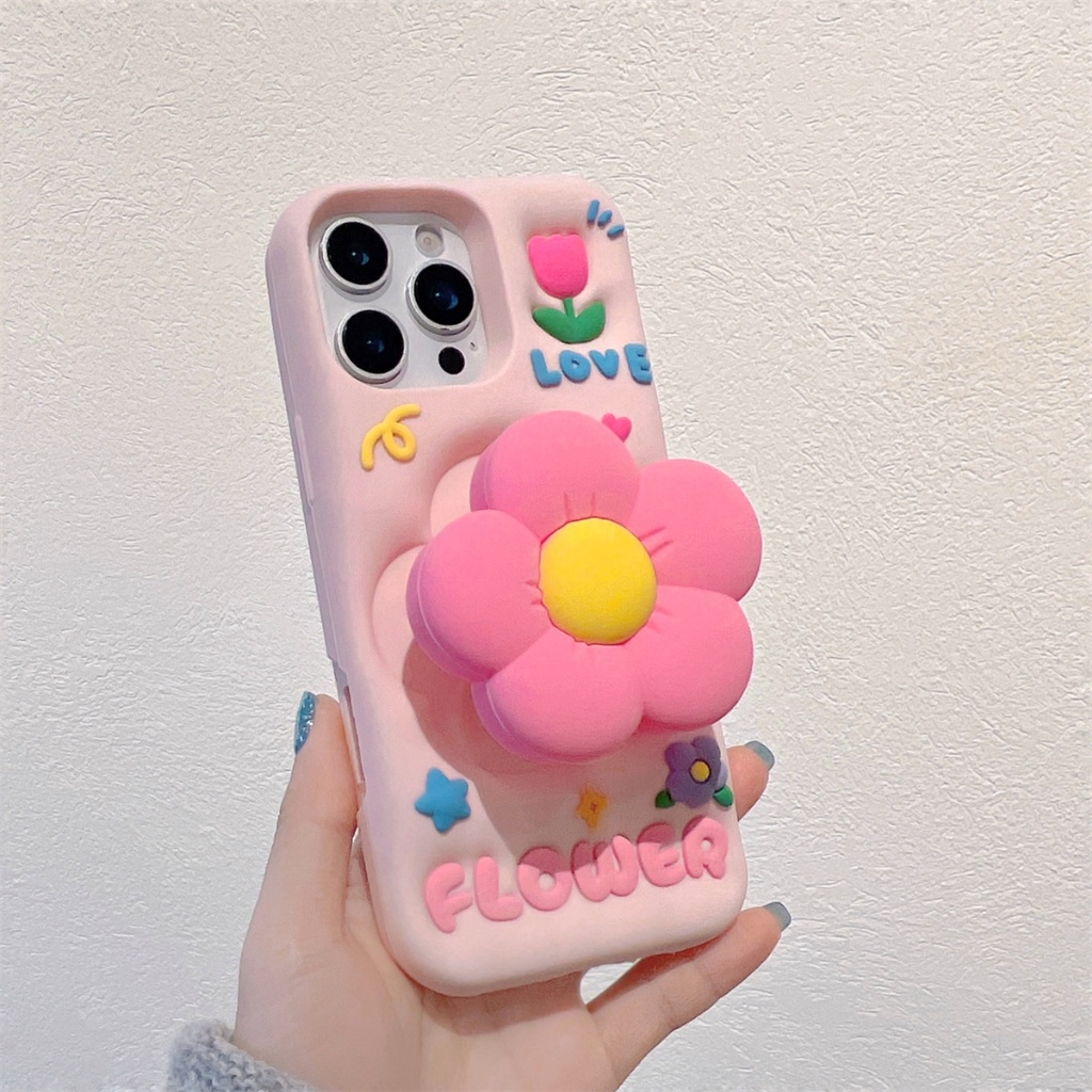 Silicone Drop Resistant Soft Shell Bracket Henna Iphone Case For iPhone ...