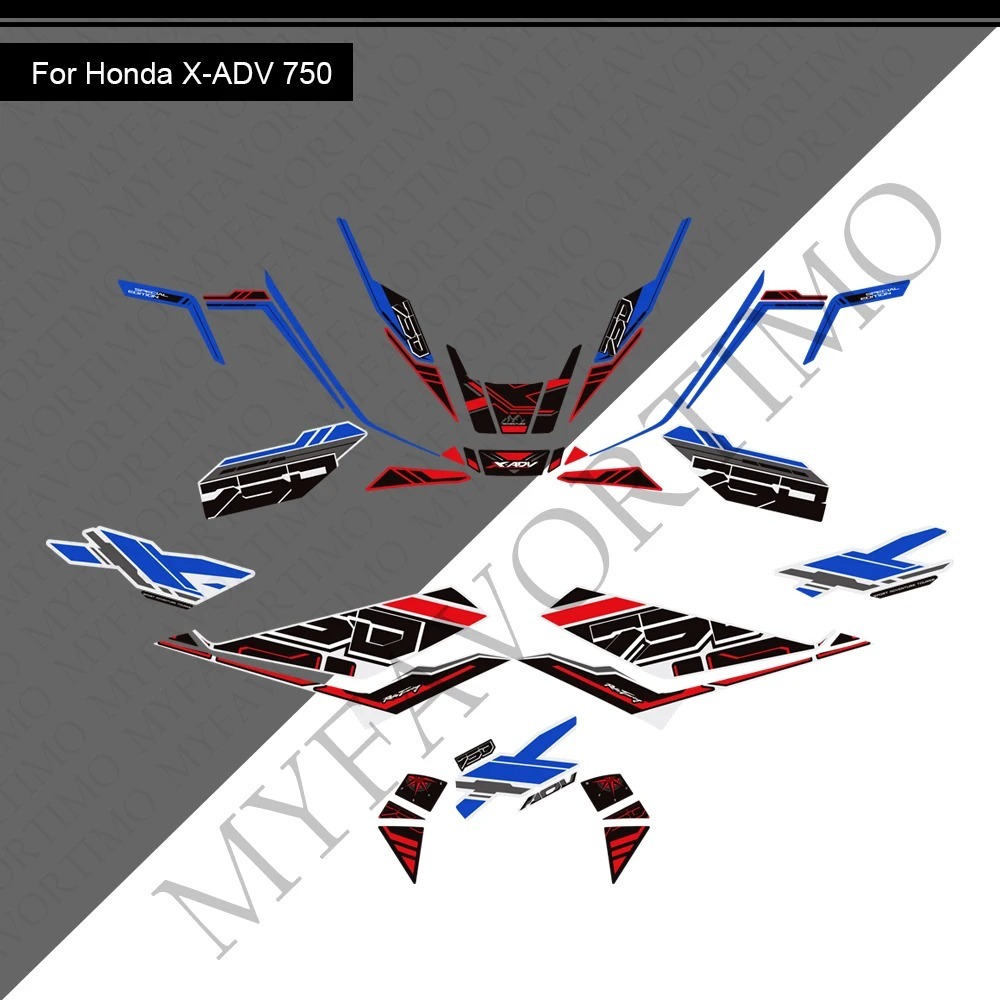 For Honda X-ADV XADV X ADV 750 Adventure Protector Stickers Decals Body ...