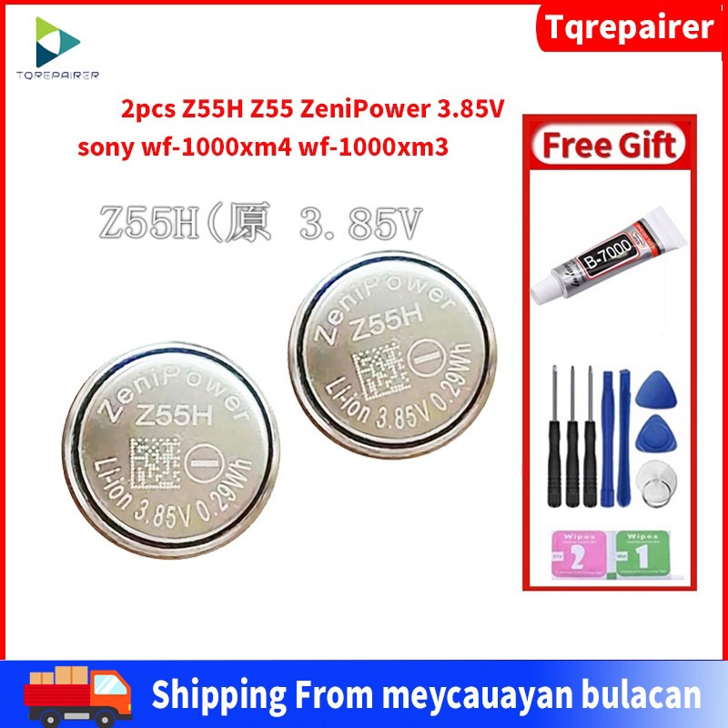 NEW 2pcs Z55H Z55 ZeniPower 3.85V sony wf-1000xm4 wf-1000xm3 Z32H 3.85V ...