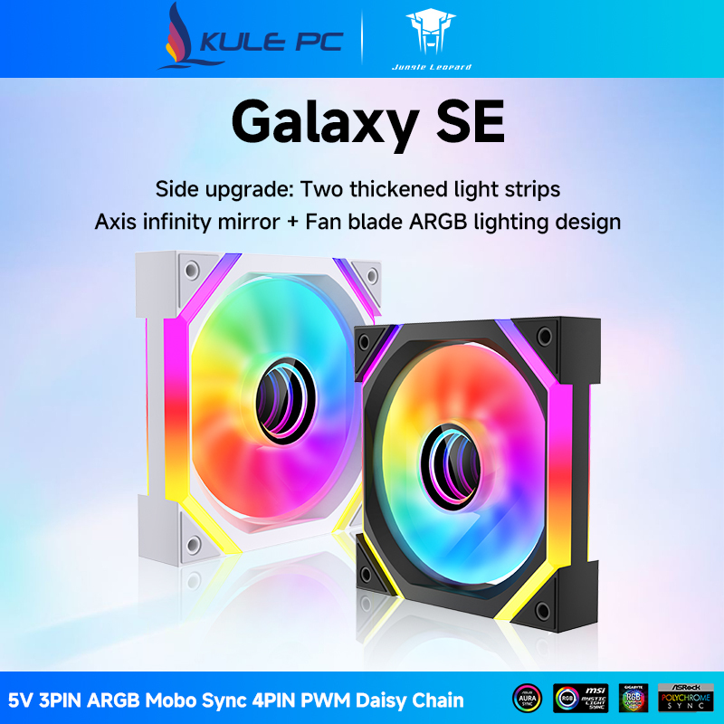 Jungle Leopard Galaxy SE ARGB CPU Fan 120mm Axis Infinity Mirror Side ...