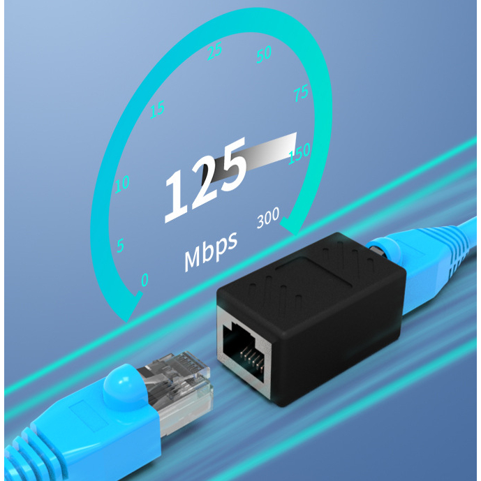 Gigabit straight extender RJ45 Female to Female Ethernet connector 8P8C ...
