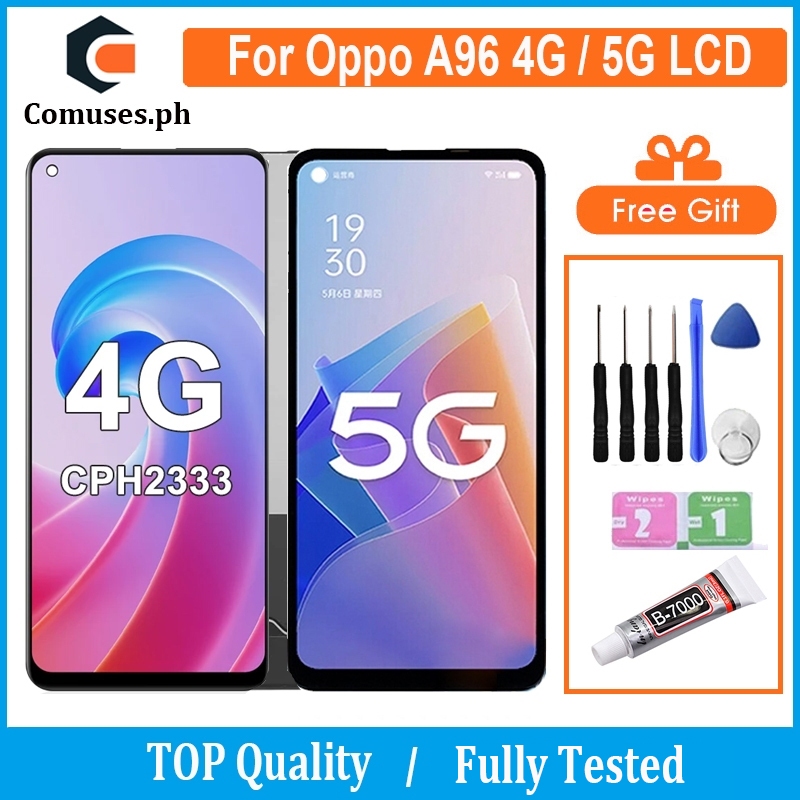 COMUSES Original LCD For OPPO A96 LCD Display Touch Screen Digitizer ...