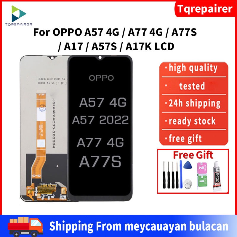 [Tqrepairer ] For OPPO A57 4G / A77 4G / A77S A17 A57S A17K LCD With ...