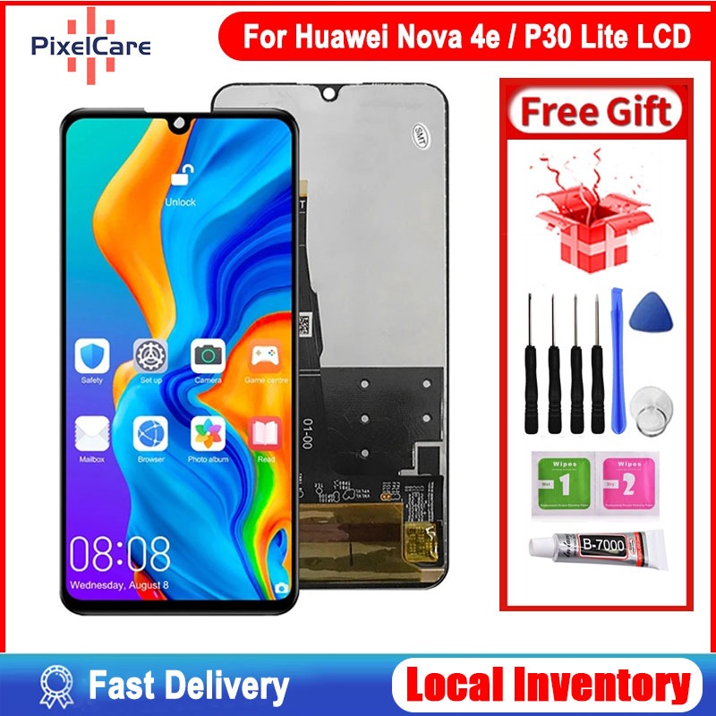 Pixelcare LCD With Frame For Huawei Nova 4e / P30 Lite LCD Display Touch Screen Digitizer ...