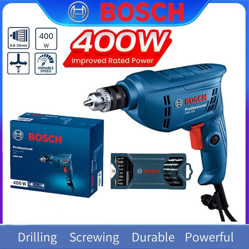 Bosch GBM400 Electric Drill Hand Drill Pistol Drill Cordless Hammer ...