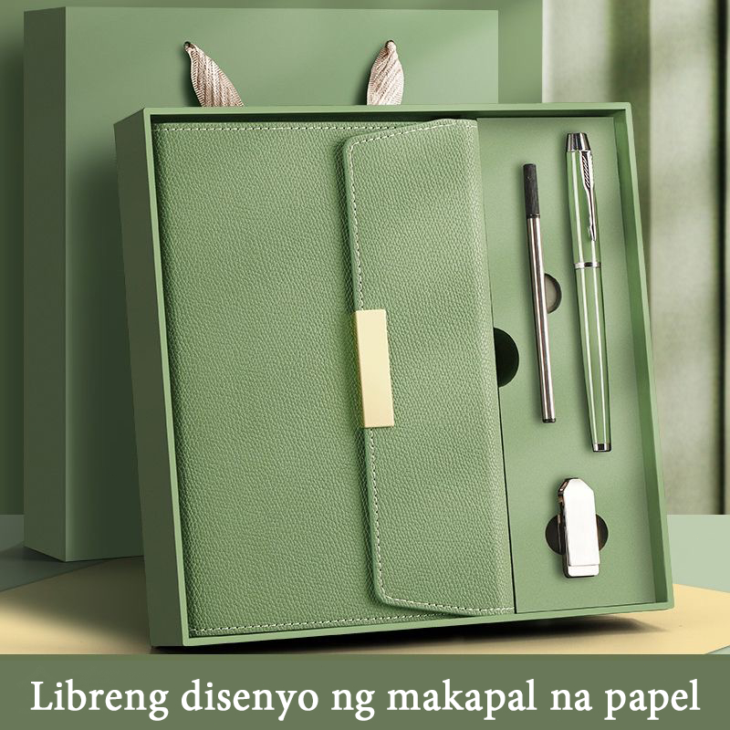 ♥♥Best Selling♥♥A5Three Fold Notebook Gift Set Custom Printable logo ...