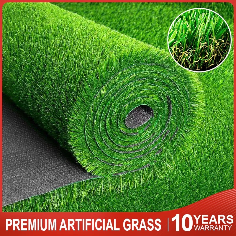 Custom 2M x 3M Premium Artificial Grass Green Carpet 30MM Fake Lawn ...