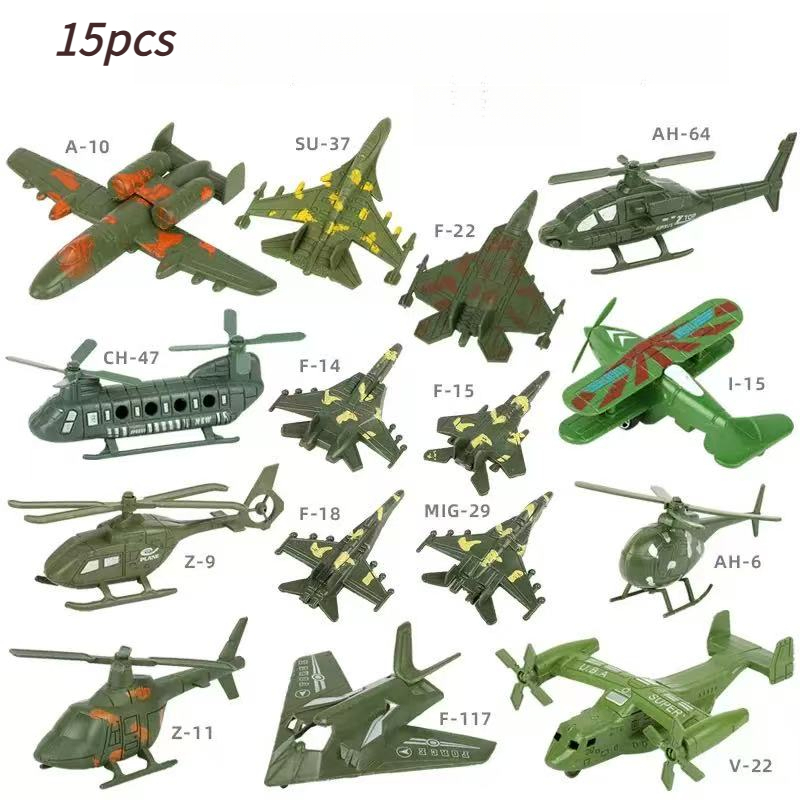 Military Simulation War Game Prop Set - 15pcs Realistic Combat Aircraft ...