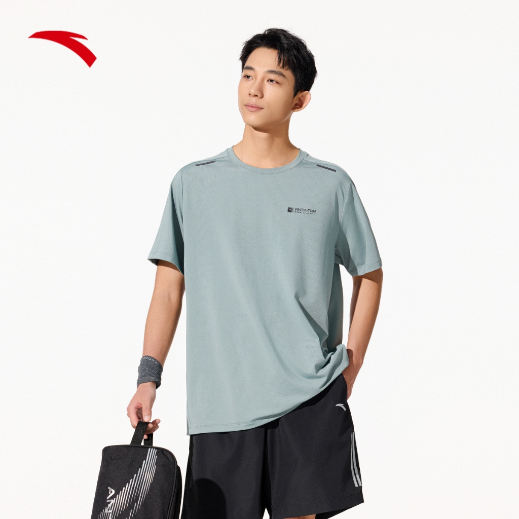 ANTA Men Training Short Sleeve Knitted Sweater 952527136 | Shopee ...