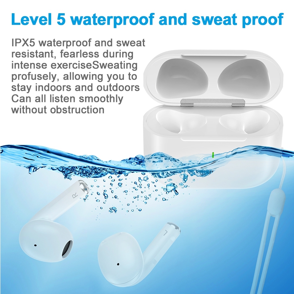 GOOJODOQ Wireless Earphones Bluetooth Earpods for iPhone Android ...
