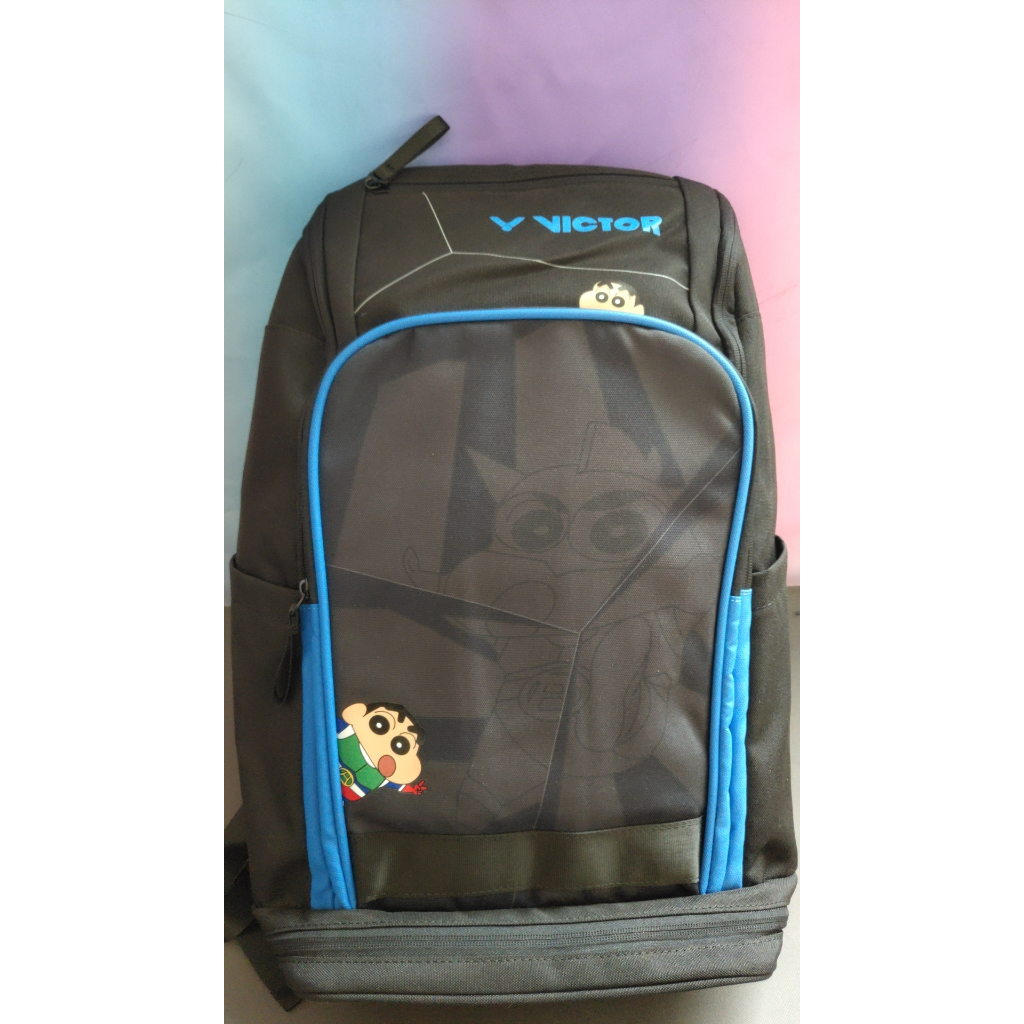 Victor Crayon Shin-Chan Joint Series Backpack BR3042CS Fabric Black ...