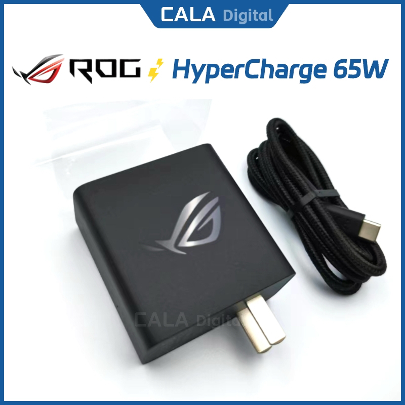 ROG 65W Cable Fast Hyper Charging Set Travel Charger adapter ROG phone ...