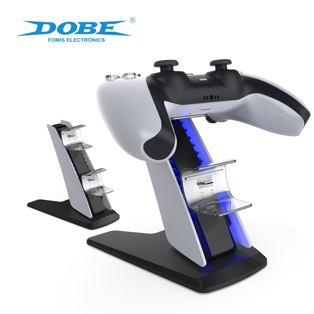 DOBE PS5 Wireless Gamepad Aircraft Two-seat charger PS5 Wireless dual ...