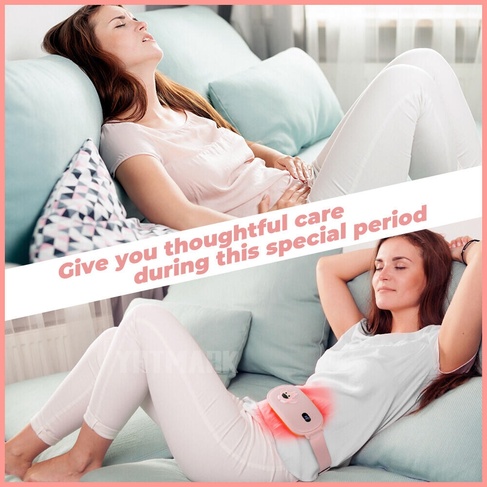2025 Menstrual Waist Belt Period Heating Pad Warm Palace Massage Women ...