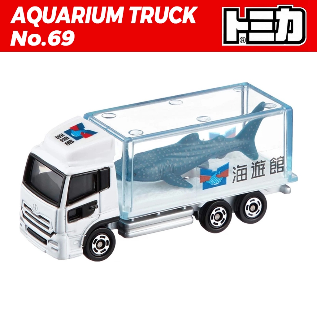 Takara Tomy Tomica No. 69 Aquarium Truck Diecast Car Toys Gift | Shopee ...