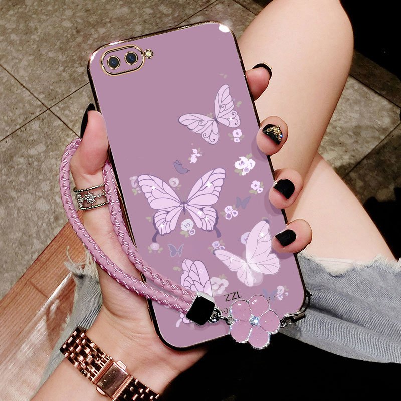 Case For OPPO A3S A12E A1K Silicone soft shell with shockproof ...