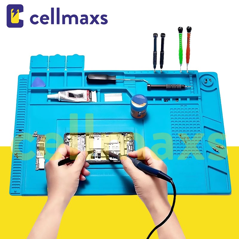 CELLMAXS Heat Insulation Silicone Pad for Electronics Phone Soldering ...