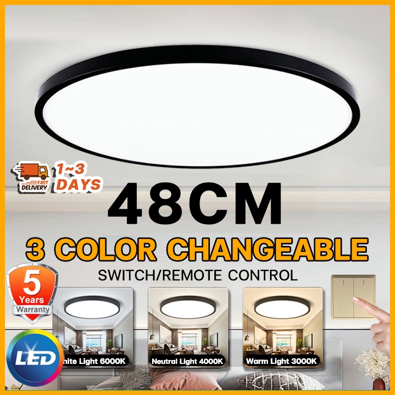 Led Ceiling Light 220V Ultra Thin Ceiling Lamp 15/20/30/50W Indoor ...