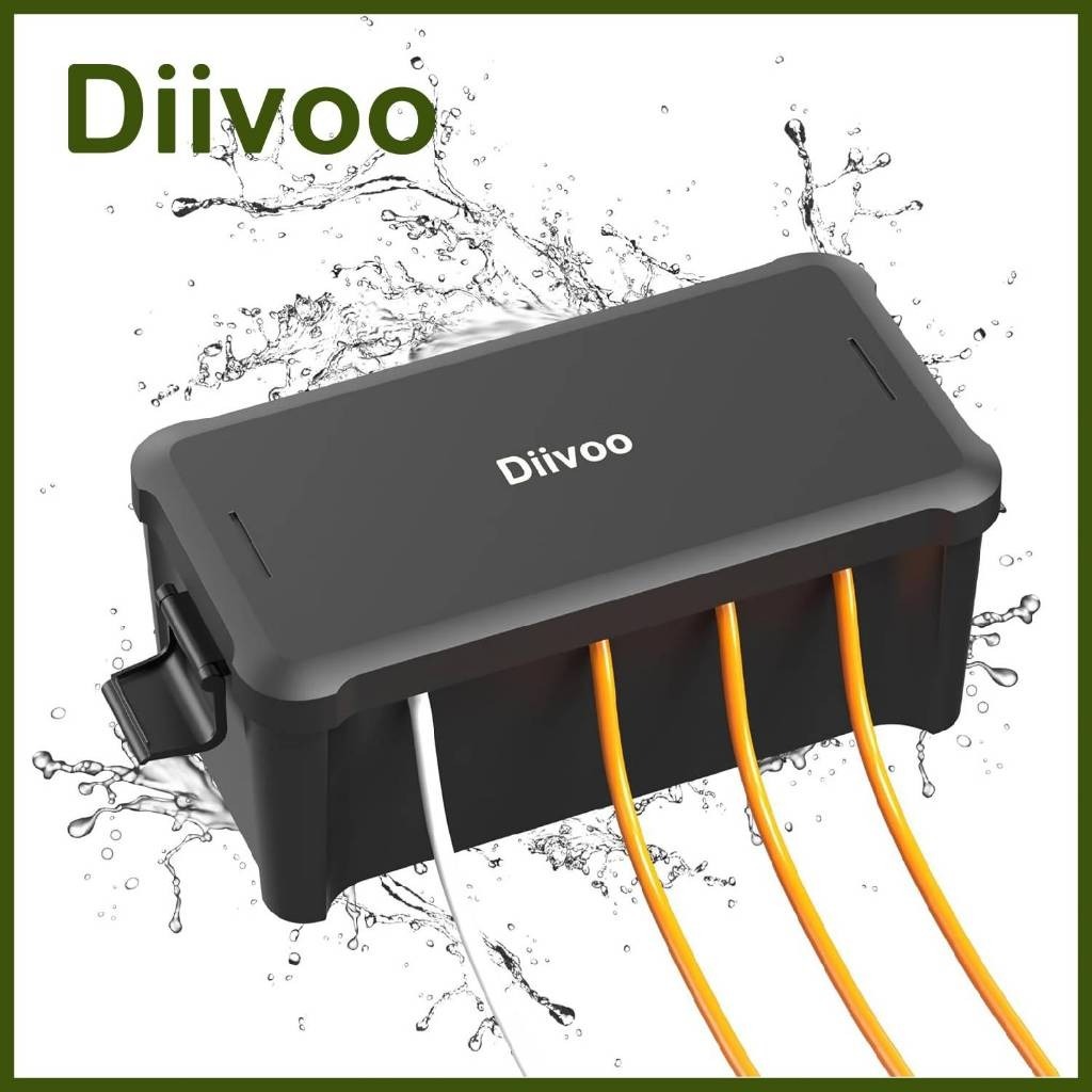 【Local Shippment】TESSAN Waterproof Power Strip Storage Box Cable ...